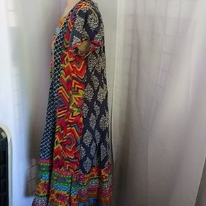 18 fire | Dresses | 8 Fire Multi Color Print Dress | Poshmark